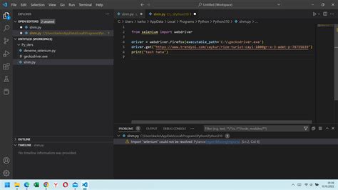 how to import selenium in python stack overflow