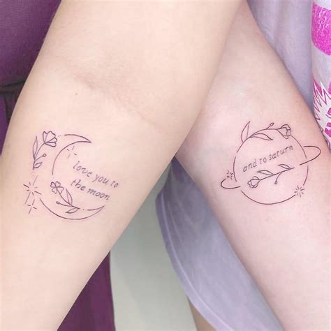 Finally Got Our Swiftie Tattoos Love You To The Moon And To Saturn