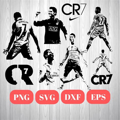 Cristiano Ronaldo Svg Cr7 Svg Laser Cutting Layered Files Etsy Australia