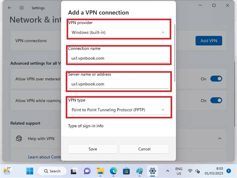 How To Set Up PPTP VPN On Windows 11