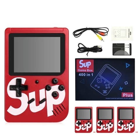 Consola Portatil RETRO SUP GAME BOX 400 Juegos En 1