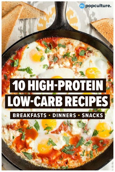 10 Delicious High Protein Low Carb Recipes Protein Lunch High Protein Low Carb Low Carb