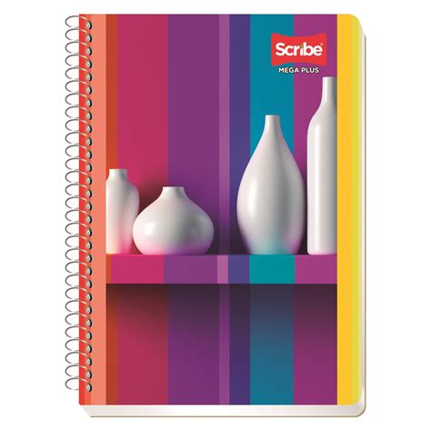 Cuaderno Profesional Scribe Mega Plus Cuadro Grande 200 Hojas DelSol