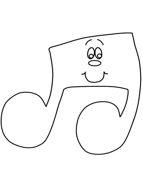 Dibujos De Notas Musicales Para Colorear Dibujos Para Imprimir The