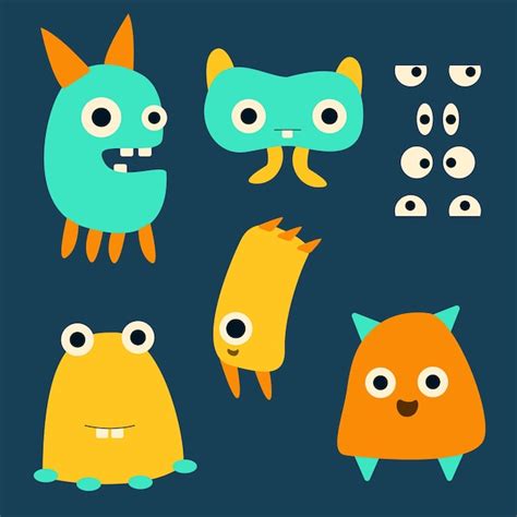 Conjunto De Ilustraciones Vectoriales Vector Premium