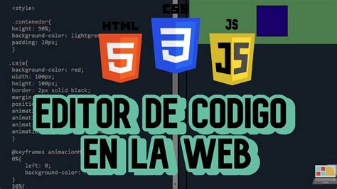 Como Crear un Editor De Código con Html Css y JavaScript Tutorial