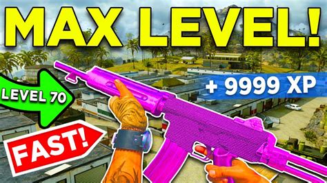 NEW MOST BROKEN WEAPON XP METHOD In Warzone Season 4 Level Up Guns