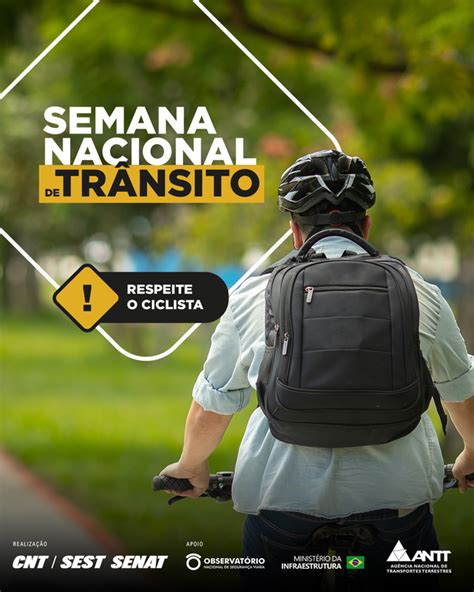 Tem início a Semana Nacional do Trânsito 2022 Agência Nacional de