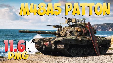 M Patton Kills K Dmg Aggressive World Of Tanks Youtube