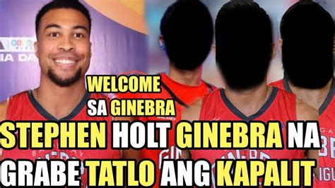 GINEBRA STEPHEN HOLT TULOY NA SA GINEBRA GRABE TATLO KAPALIT UBOS
