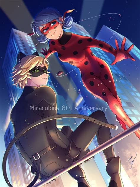 Marinette Dupain Cheng Adrien Agreste Ladybug And Chat Noir