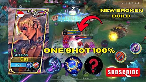 TOP 1 GUSION NEW DEADLY BUILD IS FINALLY HERE 100 ONE SHOT New