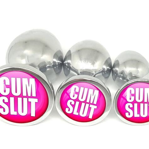 Cumslut Butt Plug Etsy