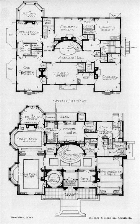 Victorian Mansion Floor Plans