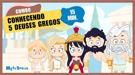 Combo Conhecendo 5 Deuses Gregos Myth Babies Mitologia Grega Para