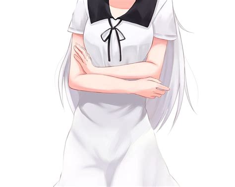 Shirogane Kei White Dress Long Hair Kaguya Sama Wa Kokurasetai Tensai Tachi No Renai
