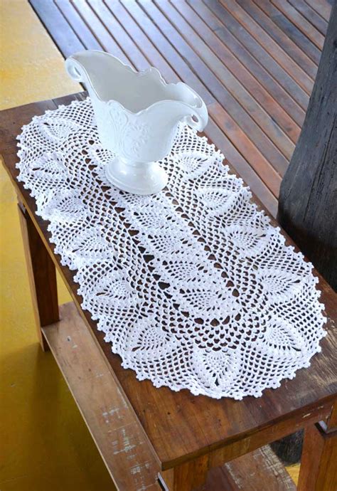 Caminho De Mesa Em Croche Grafico E Receita