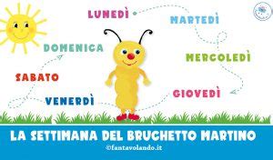 I Giorni Della Settimana Poesie Schede E Attivit Fantavolando
