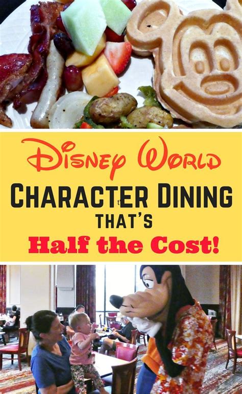 Disney Character Dinners List