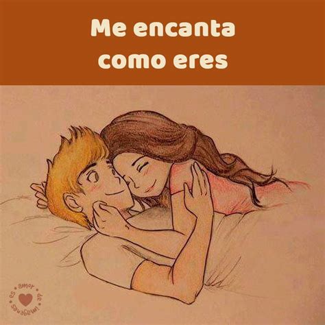 Bonito Dibujo A Mano De Pareja En Cama Con Frase Dibujos De Amor