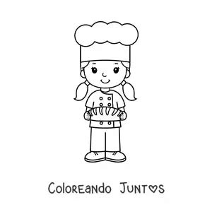 20 Dibujos De Panaderos Para Colorear Gratis Coloreando Juntos