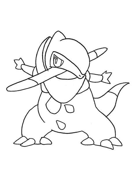 Fraxure Pokemon Coloring Pages Xcolorings The Best Porn Website