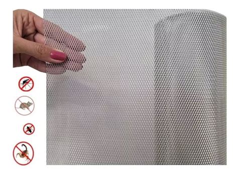 30 Telas Em Aluminio Expandido 25x100cm Anti Insetos Pralo Mebuscar