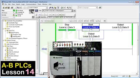Configuring And Programming An Allen Bradley Logix 5000 PLC By An