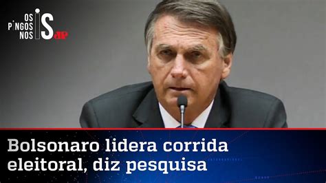 Pesquisa mostra Bolsonaro quase 10 pontos à frente de Lula mas essa