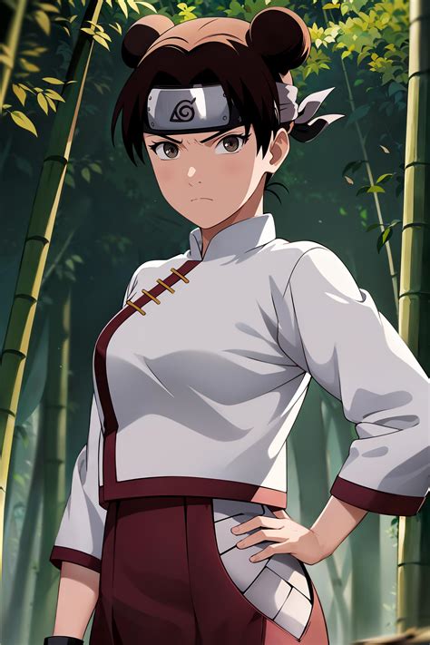 Ai Art Lora Model Tenten Naruto Pixai Anime Ai Art Generator For Free