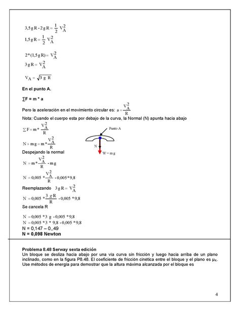 Problemas resueltos de energía potencial Monografias