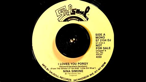 Osa Plays The Record Nina Simone I Loves You Porgy Reissue Mono