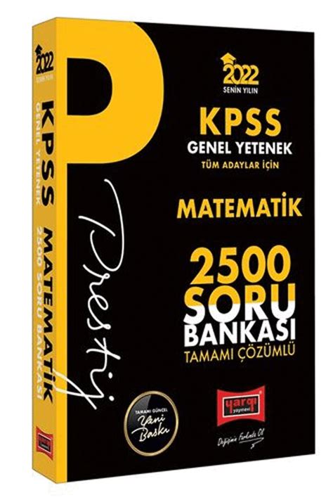 Kpss Genel Yetenek Matematik Prestij Seri Tamam Z Ml Soru
