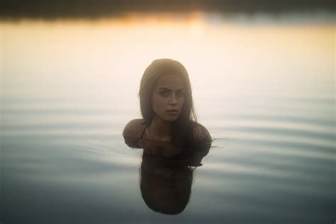 Fond d écran visage lumière du soleil femmes portrait le coucher