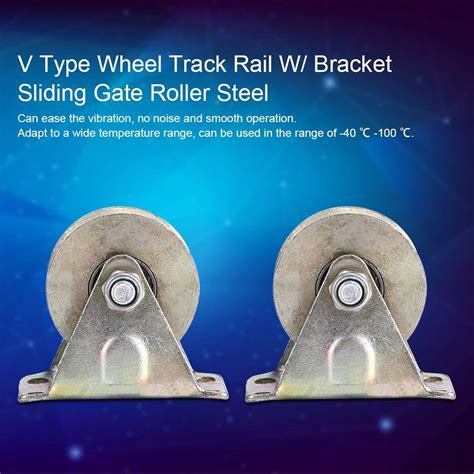 Buy MAGT V Type Groove Wheel 2 Inch Professional Sliding Gate Roller