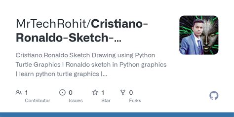 Github Mrtechrohit Cristiano Ronaldo Sketch Drawing Using Python