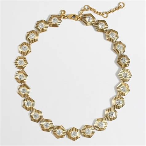 BUNDLEDNWT JCrew Geometric Necklace Geometric Statement Necklace J