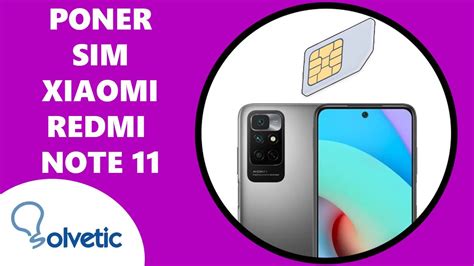 Cómo poner tarjeta SIM en Xiaomi Redmi Note 11 Note 11S y Note 11 Pro