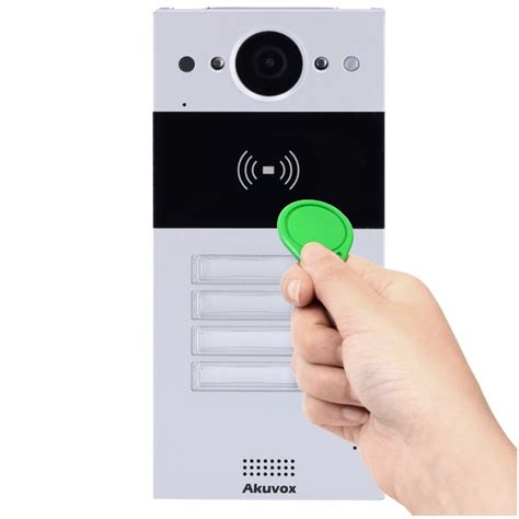 Akuvox AK R20B 4B Videoportero IP Antivandálico 4 apartamentos
