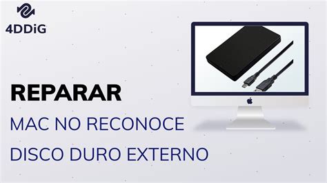 4 Métodos para reparar Mac no reconoce disco duro externo Paso a Paso