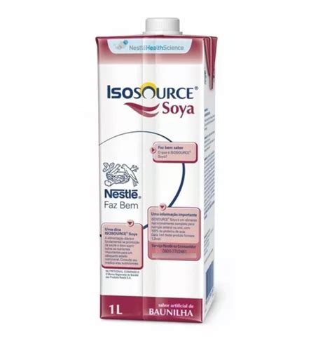 Isosource Soya 1000ml Kit C 12 Unid Frete grátis