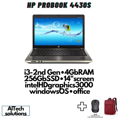 HP PROBOOK 4430S 4Gb RAM 256Gb SSD READY STOCK Shopee Malaysia