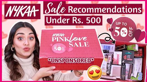 Nykaa PINK LOVE SALE Recommendations Best Deals Unboxing My