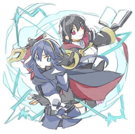 Lucina Morgan And Morgan Fire Emblem And 1 More Drawn By Batoson54