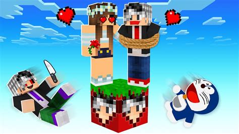Tek Blokta Kiz Hayranim Bana A Ik Oldu Minecraft Youtube