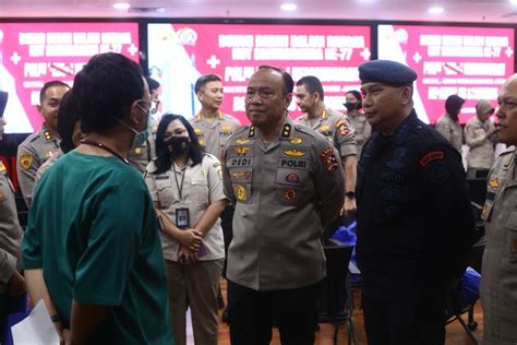 Sambut HUT Ke 77 Bhayangkara Polri Sumbang 227 Kantong Darah Okezone
