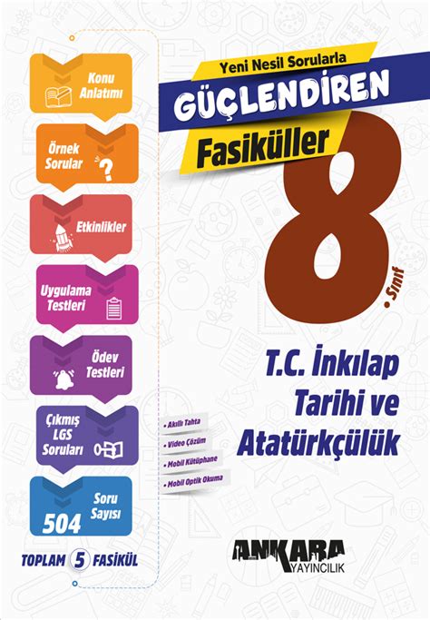 8 Sınıf T C İnkılap Tarihi ve Atatürkçülük Güçlendiren SET Fasiküller