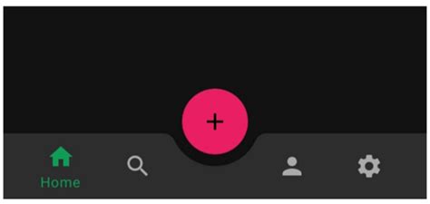 C How To Add A Floating Action Button To Bottom Navigation Bar In