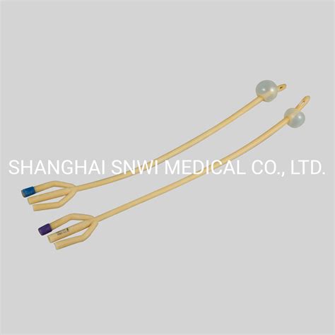 OEM Medical Disposable Sterile Urine PVC Nelaton 100 Silicone Coated