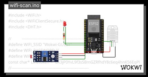 Wifi Scan Ino Copy 2 Wokwi ESP32 STM32 Arduino Simulator